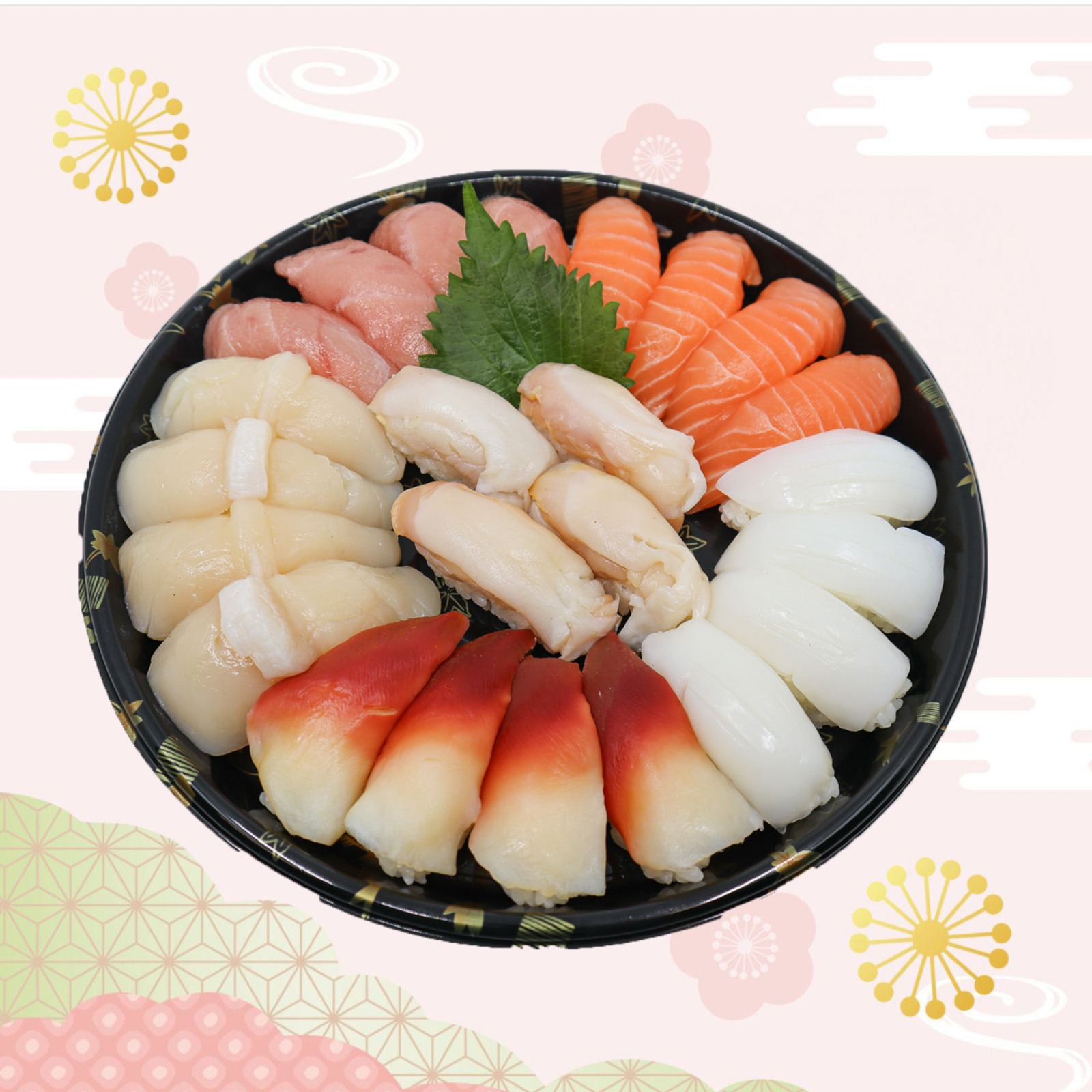 千之味壽司盛盒h 24件 Oi Shi Sushi 千の味刺身壽司專門店